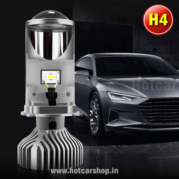 Ultra Bright H4 Projector Bulbs - With High & Low Beams - Set of 2 ...