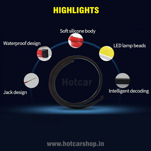 Universal Brake Light (Flexible) - With Three Functions - Parking ...