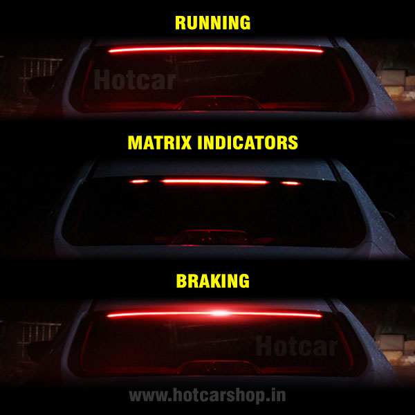 Universal Brake Light (Flexible) - With Three Functions - Parking ...