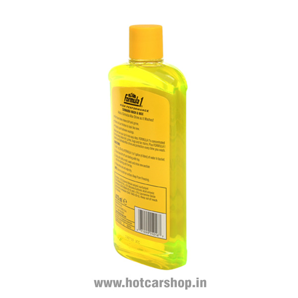 Formula 1 Wash & Wax 473 ml Car Shampoo - (Made in USA)