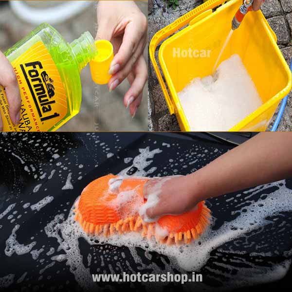 Formula 1 Wash & Wax 473 ml Car Shampoo - (Made in USA)