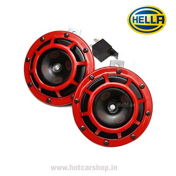 Hella Red Signature Grill Super Tone Horn - Set of 2