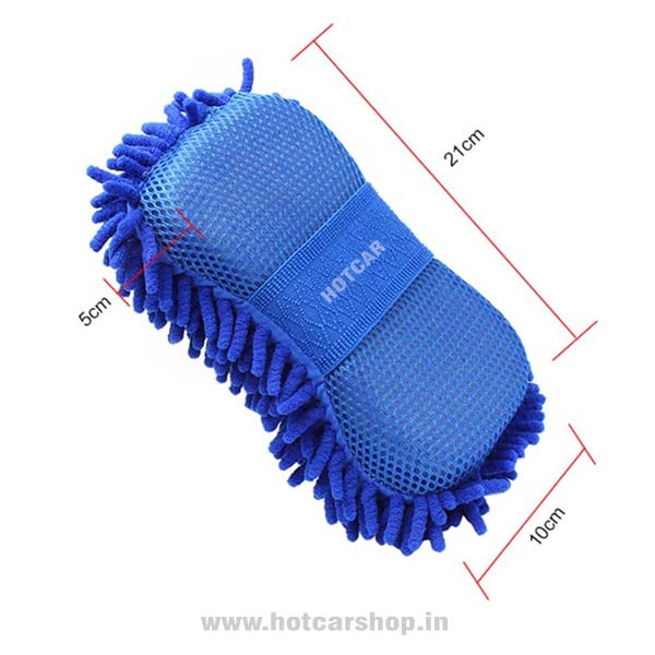 Microfiber Sponge for Car Cleaning (2 Pieces)