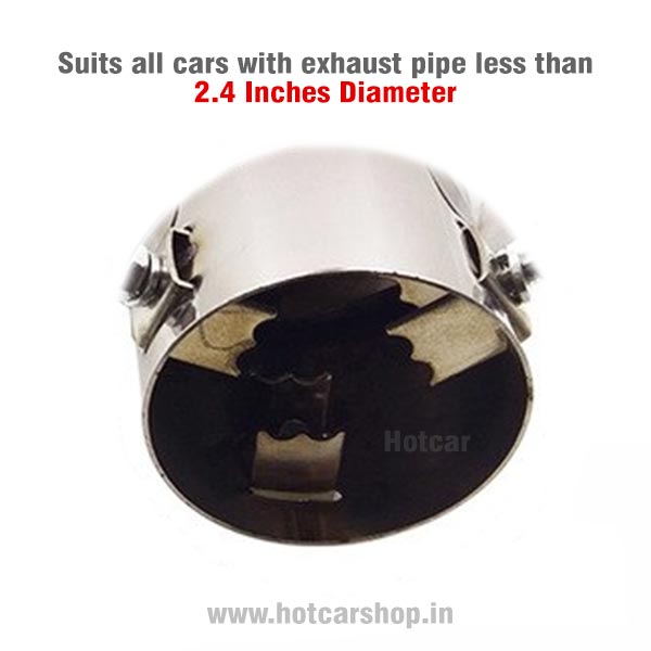 Stainless Steel Exhaust Tip - Type 7 - Dual Rectangular Shape