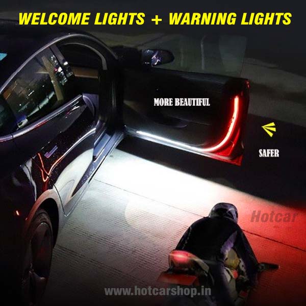 Car Door Warning Light Strips - Dual Functions